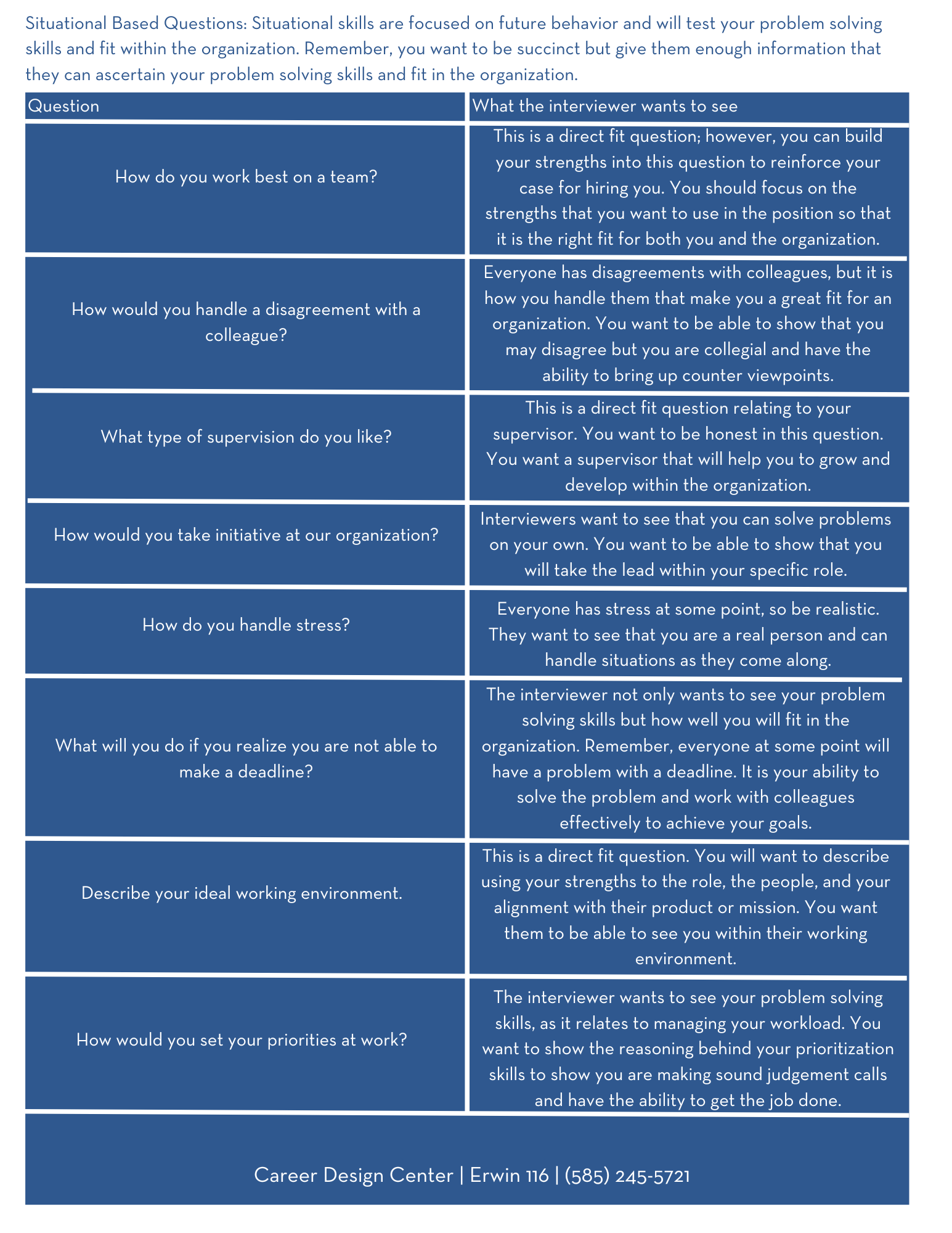 Sample Interview Questions | SUNY Geneseo