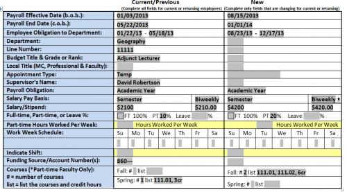 Geneseo Employment Recommendation Form Instructions | SUNY Geneseo