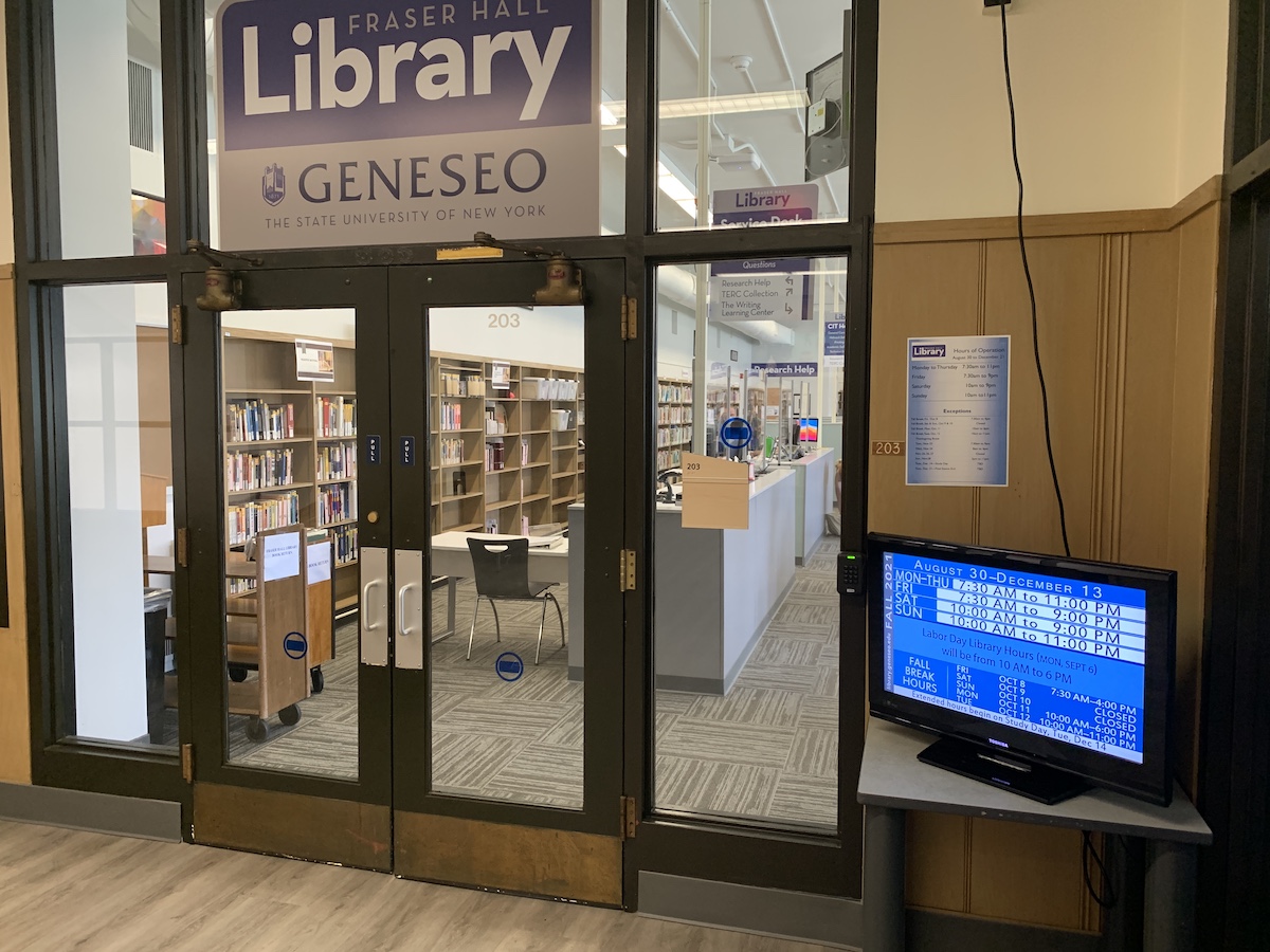About Fraser Hall Library | SUNY Geneseo