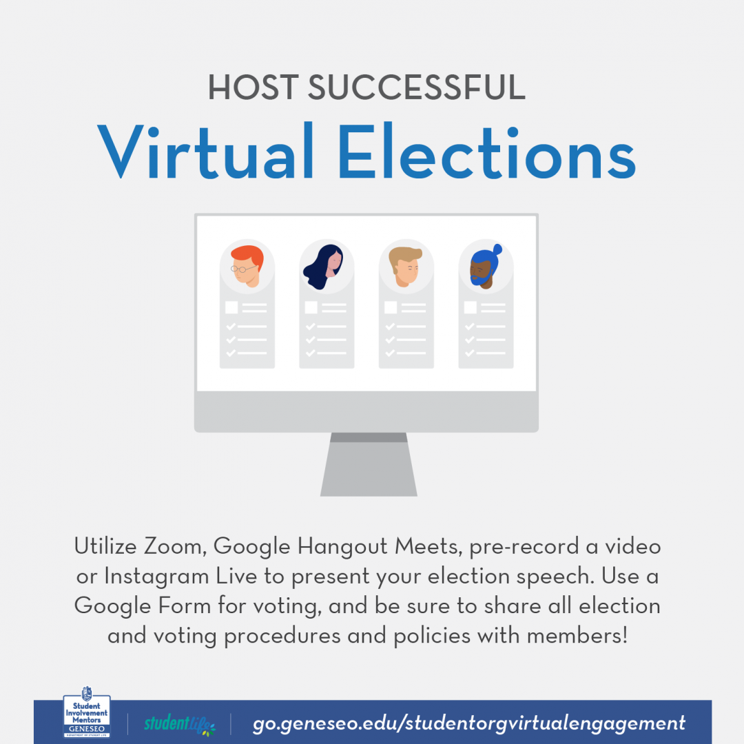 How to Host Virtual Elections | SUNY Geneseo