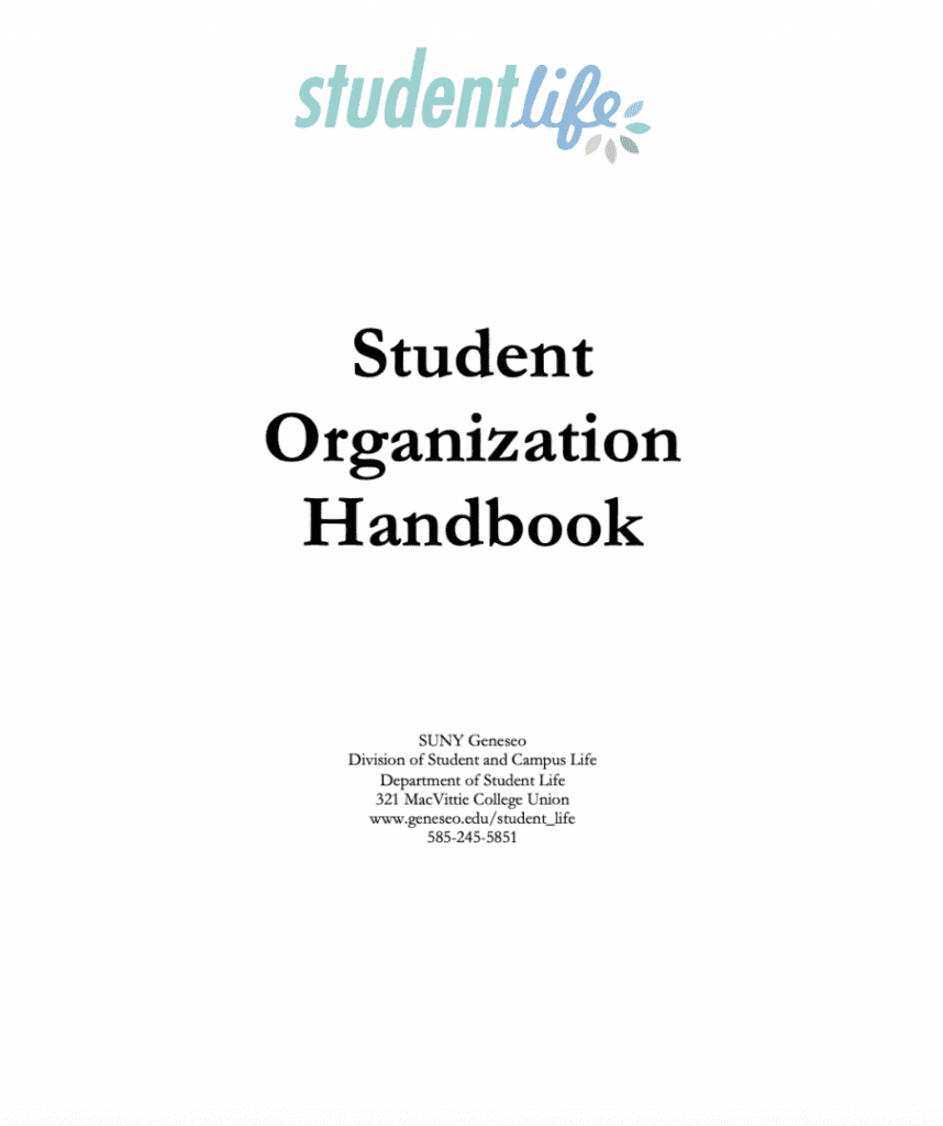 Student Organization Resources and Forms - SUNY Geneseo